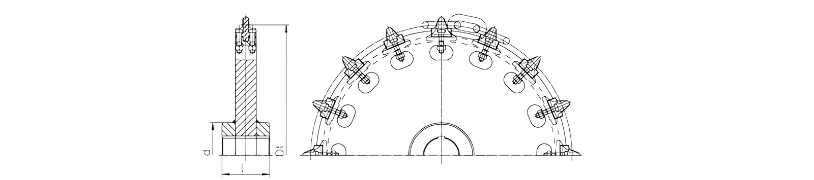 Sprocket and Shaft Assembly - Constromech Engineering Solution