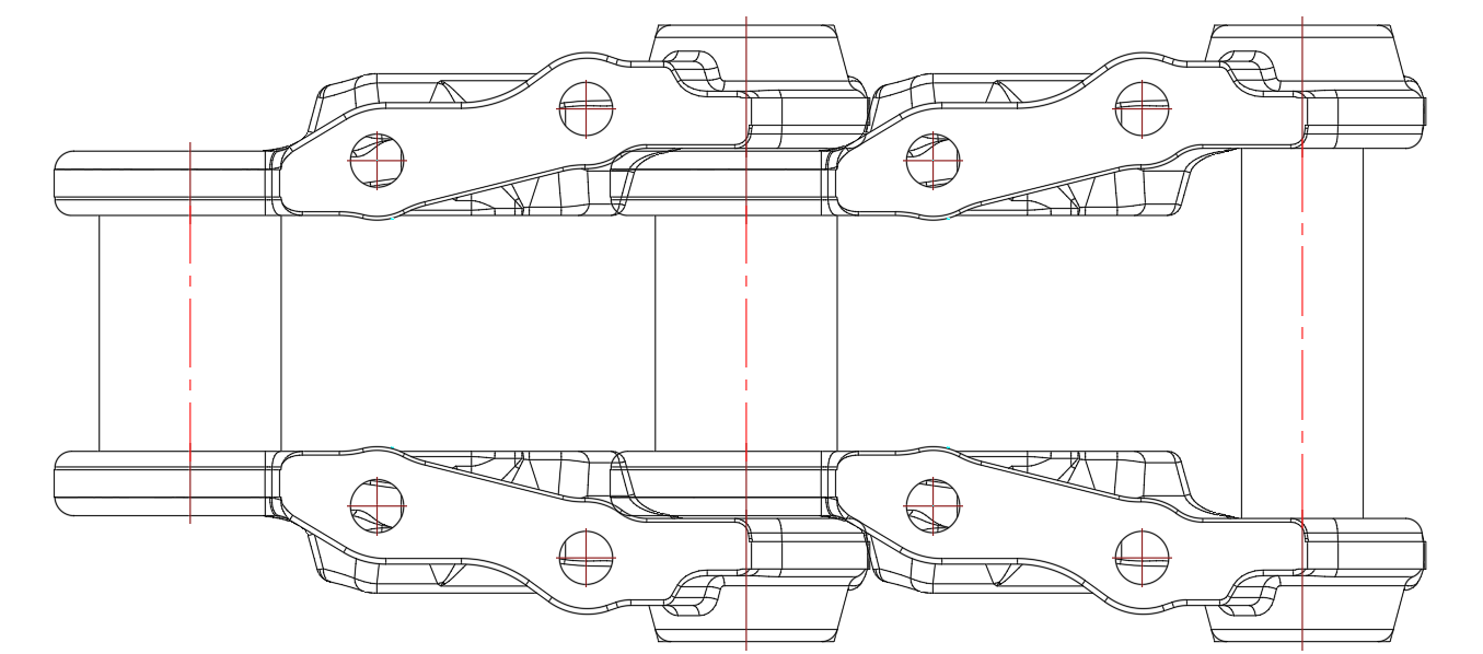 Apron Feeder Chain - Constromech Engineering Solution